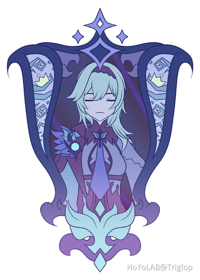 Eula Sticker - Lawrence Clan Genshin Impact | HoYoLAB