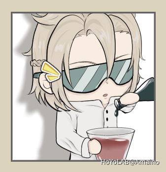 Albedo emoji sticker 3 Genshin Impact | HoYoLAB