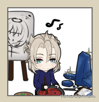 Albedo emoji sticker 2 Genshin Impact | HoYoLAB