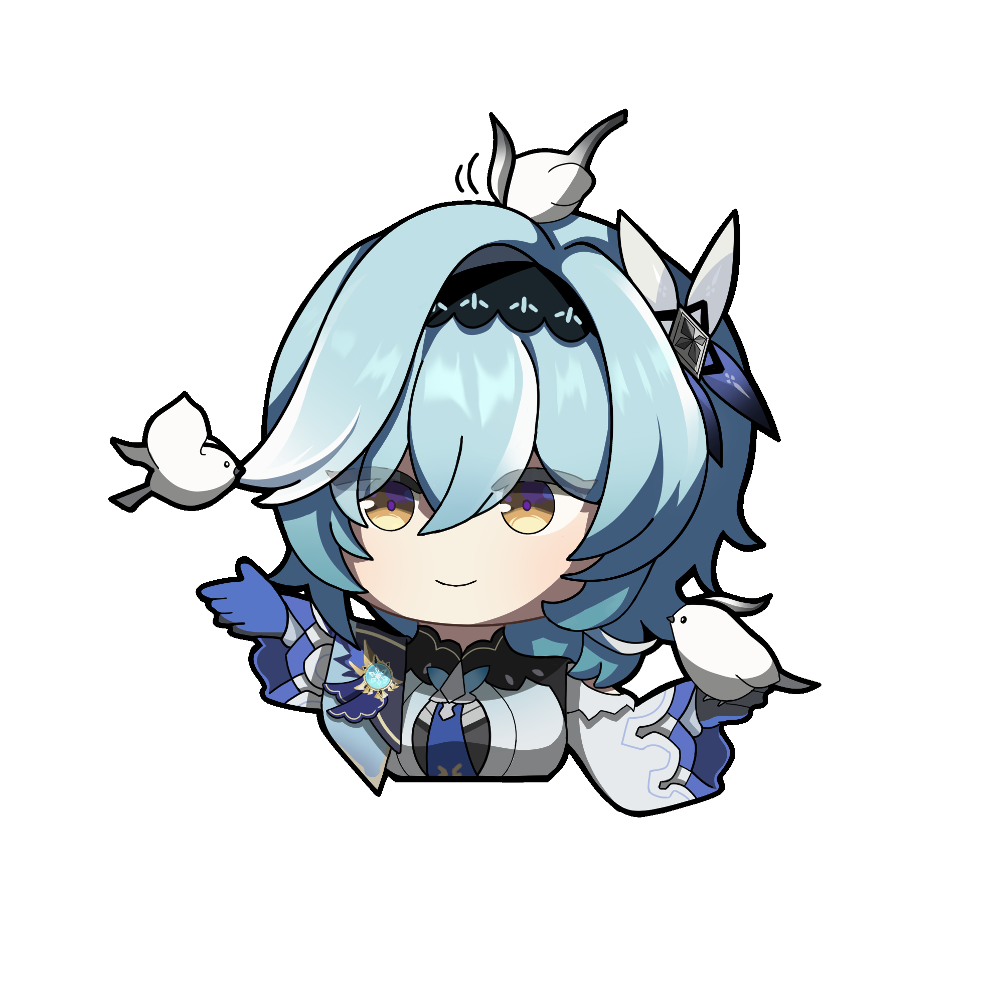 Eula STICKER! - emoji | Genshin Impact | HoYoLAB