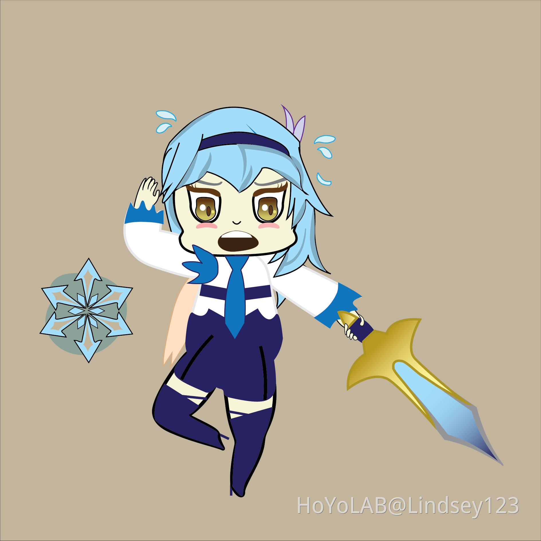 Chibi Eula's Frantic Fighting Genshin Impact | HoYoLAB