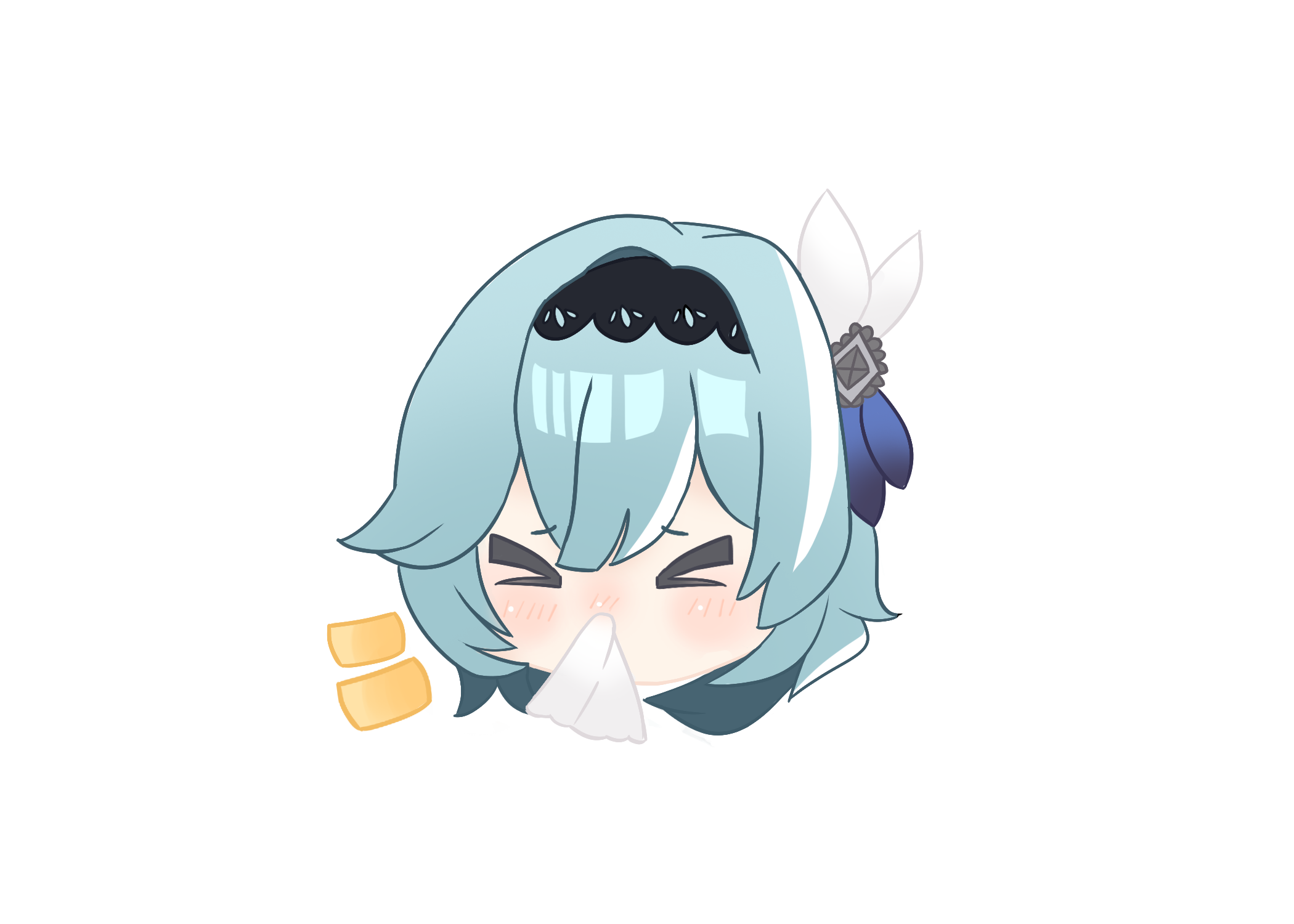 Eula Sticker!!! Genshin Impact | HoYoLAB