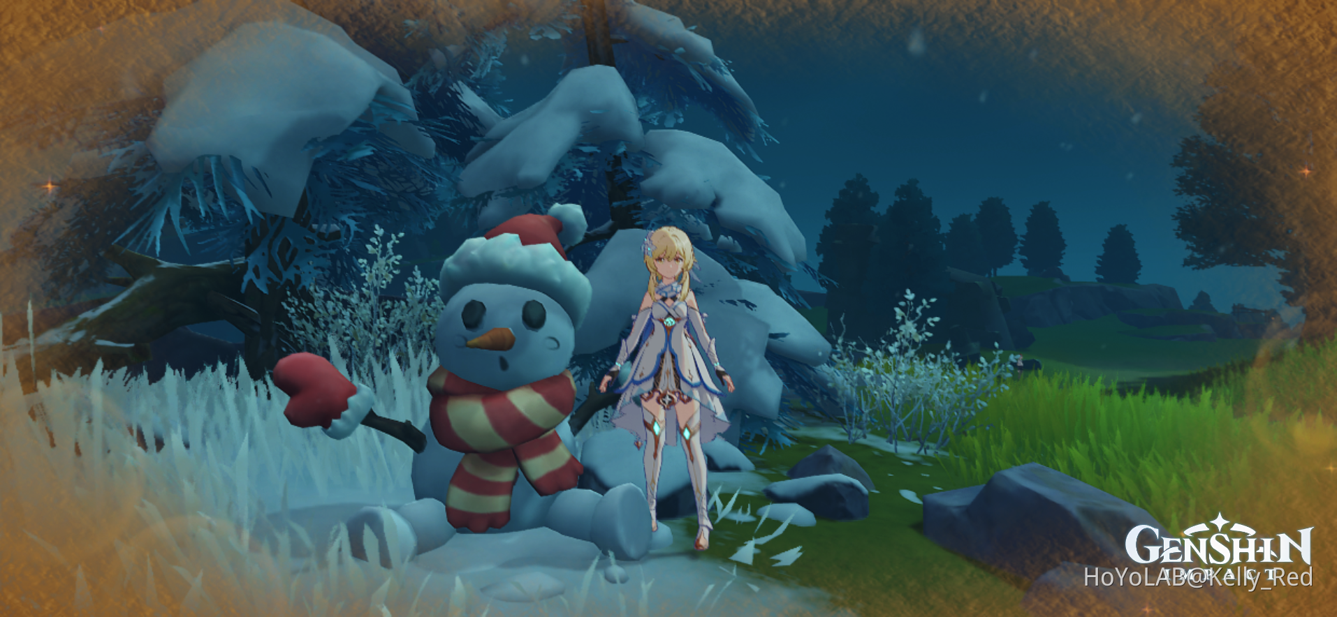 My beautiful snowman Genshin Impact | HoYoLAB