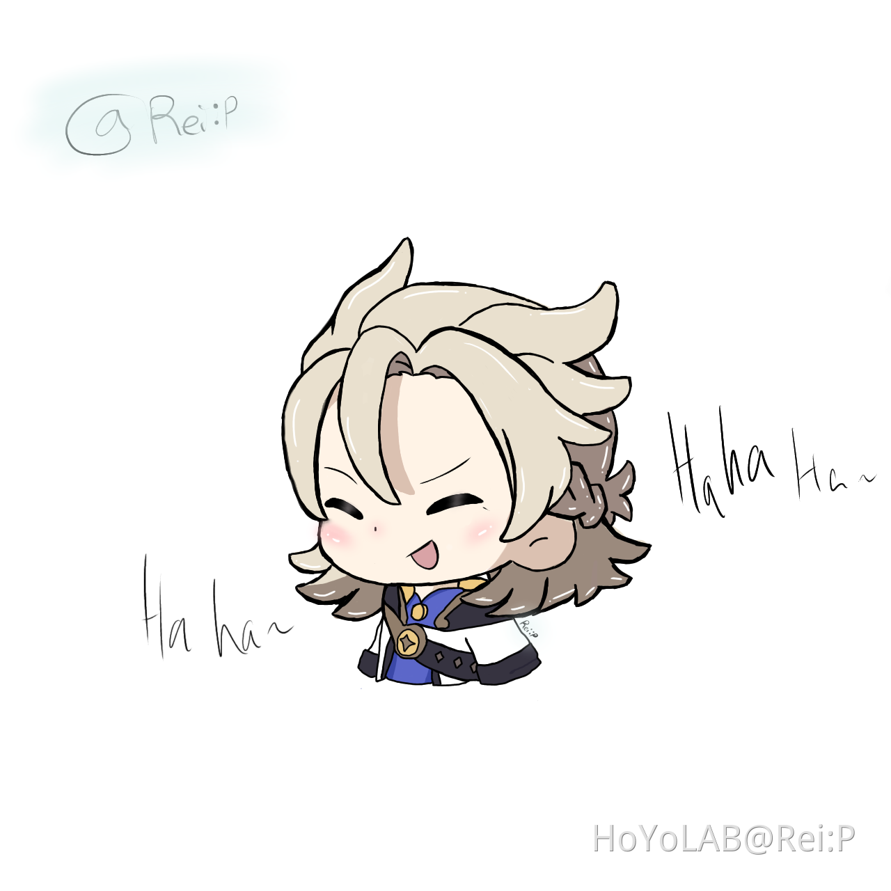 Laughing albedo Genshin Impact | HoYoLAB