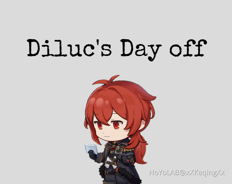 Ep 3 A day in the life of...Diluc (Dliuc's Day off) Genshin Impact ...