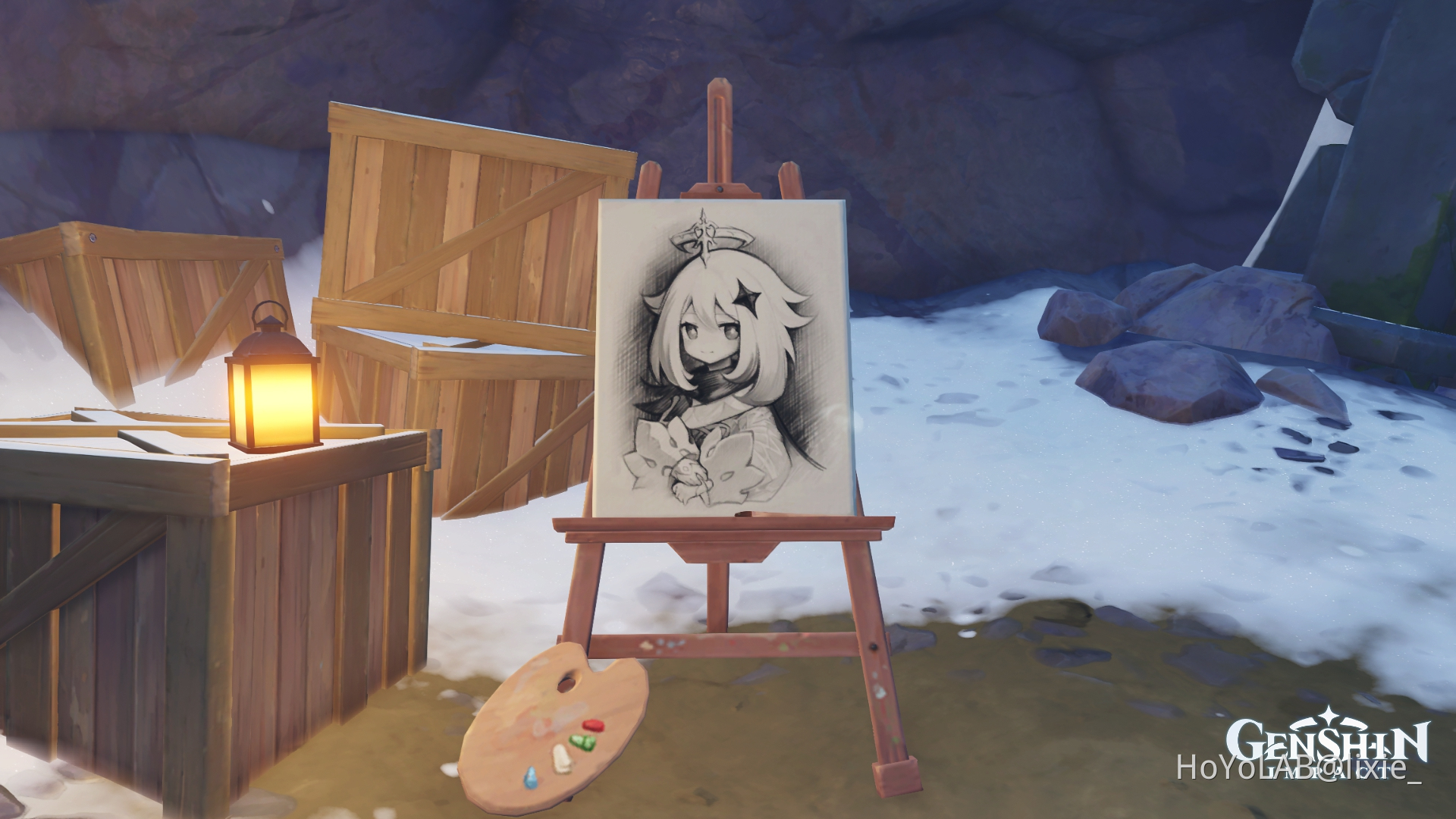 Paimon's Portrait by Albedo Genshin Impact | HoYoLAB