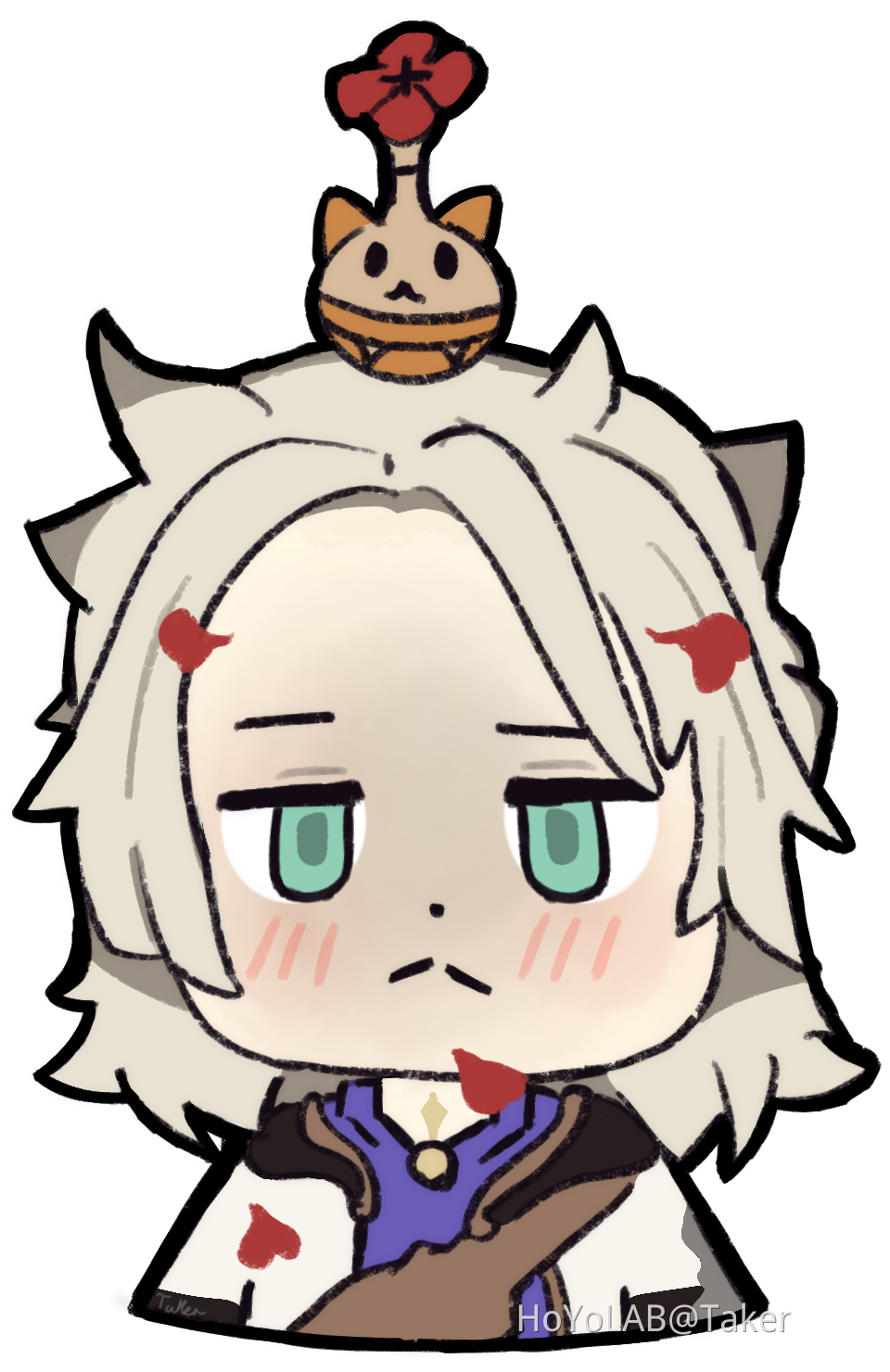 1/5 albedo Klee bomb emoji Genshin Impact | HoYoLAB