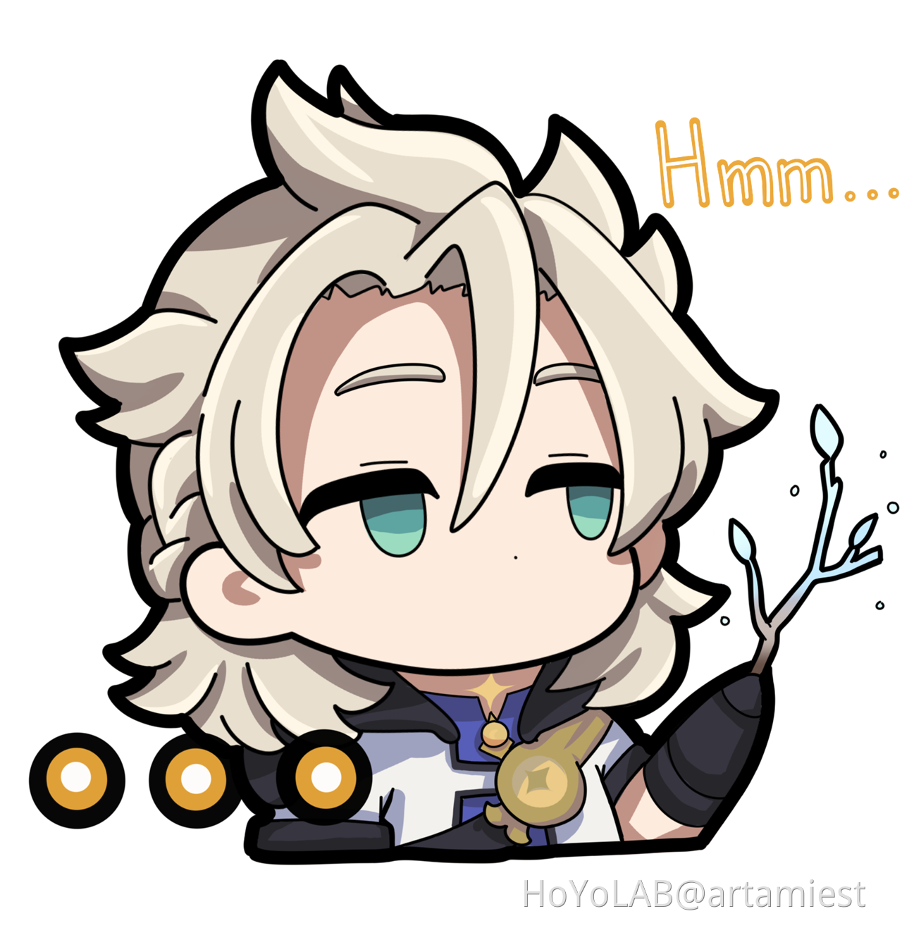 Albedo Sticker Contest - Hmmbedo Genshin Impact | HoYoLAB