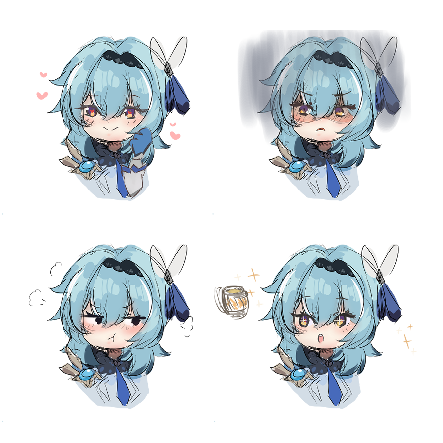 Eula stickers | Genshin Impact | HoYoLAB