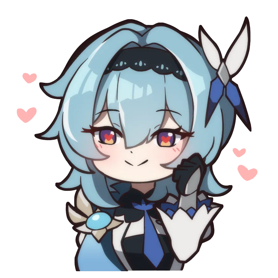 Eula stickers Genshin Impact | HoYoLAB