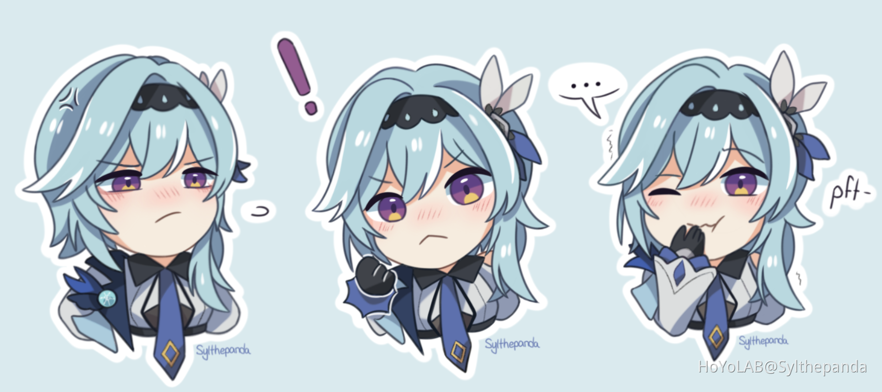 Eula Stickers Genshin Impact | HoYoLAB