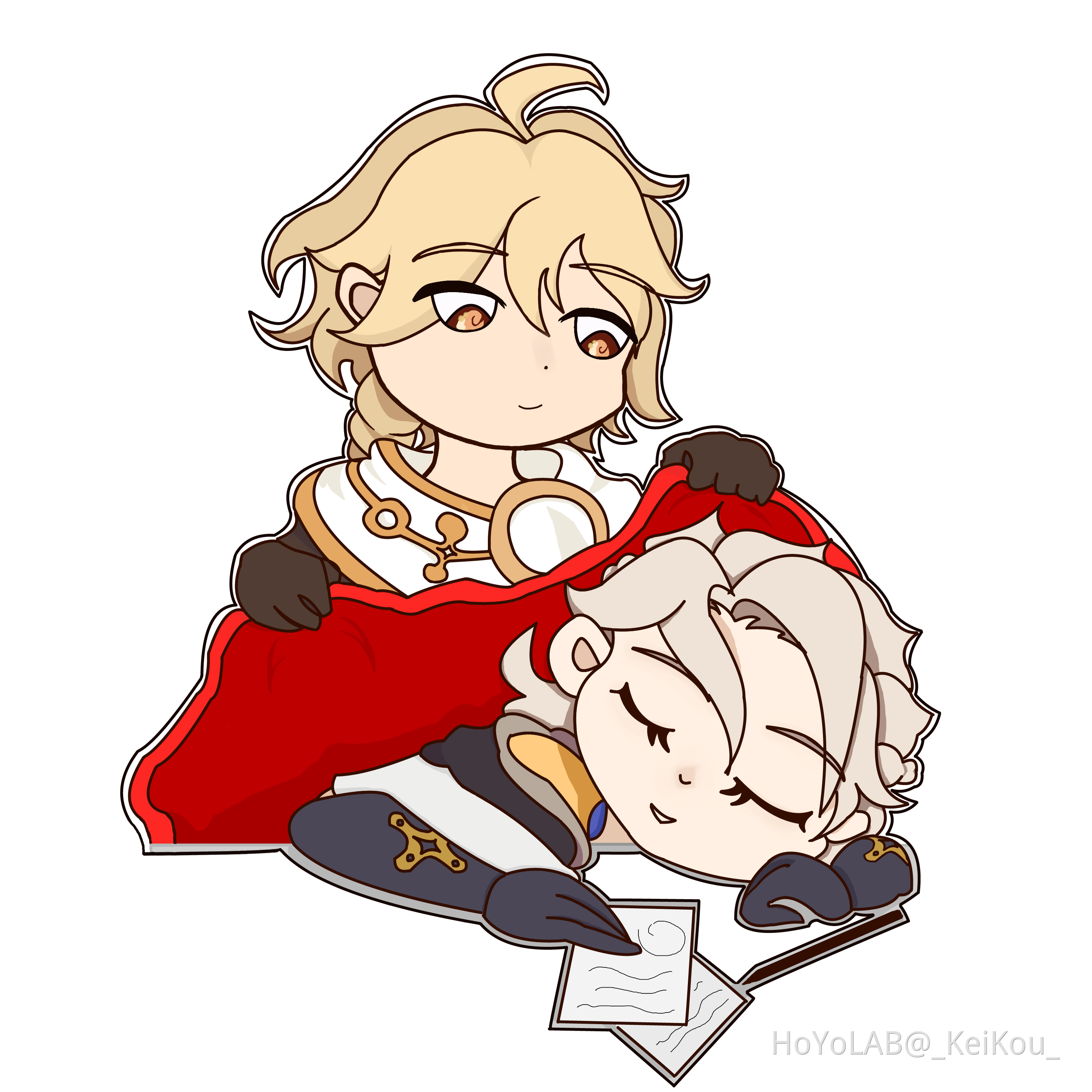 Albedo sticker Genshin Impact | HoYoLAB