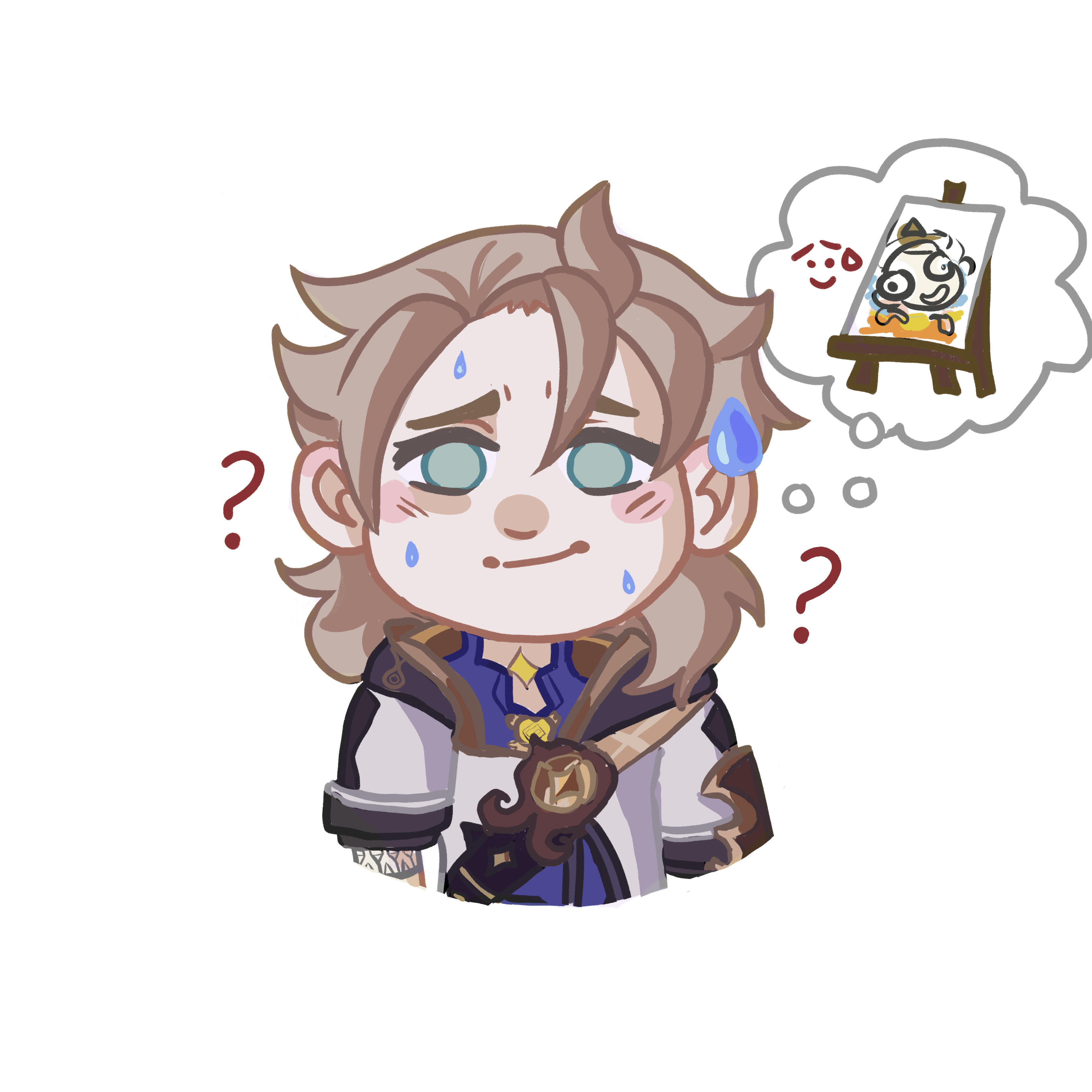 Albedo Sticker Submission!!! Genshin Impact | HoYoLAB