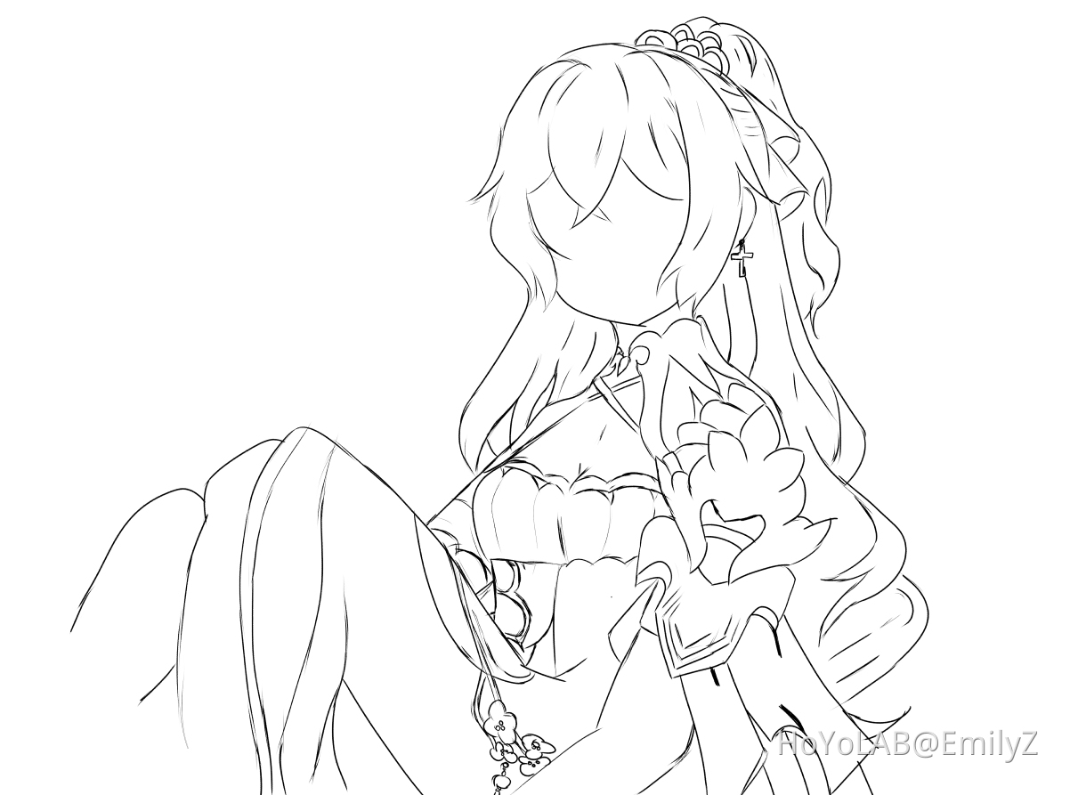 [Lineart] Bronya APHO Honkai Impact 3rd | HoYoLAB