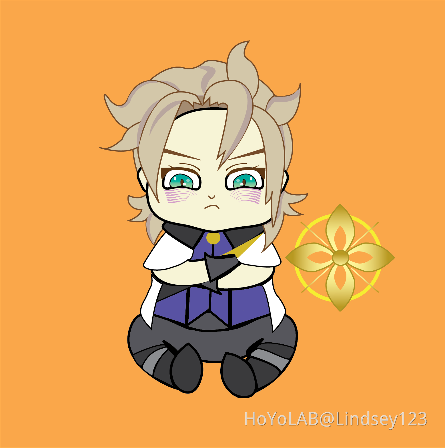 Pouting Chibi Albedo Genshin Impact | HoYoLAB