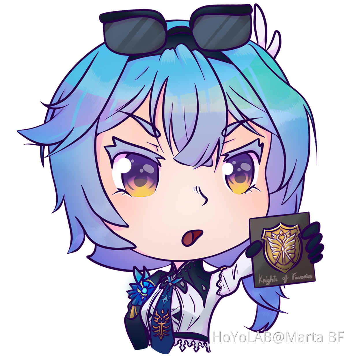 Eula Stiker Police Genshin Impact | HoYoLAB