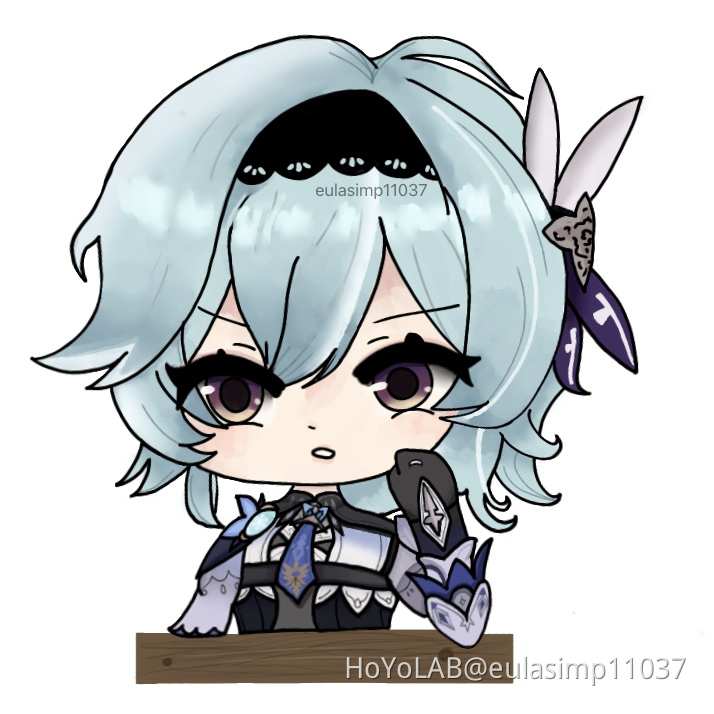 beautiful eula sticker Genshin Impact | HoYoLAB