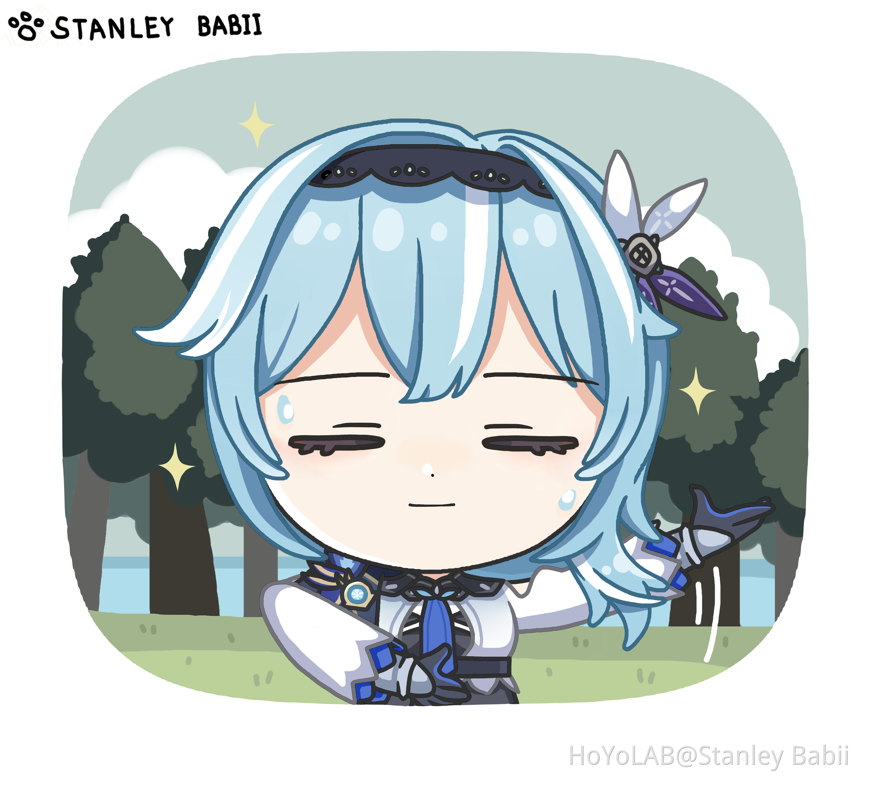 Eula Sticker Contest: Dance of Sacrifice- Finished! Genshin Impact ...