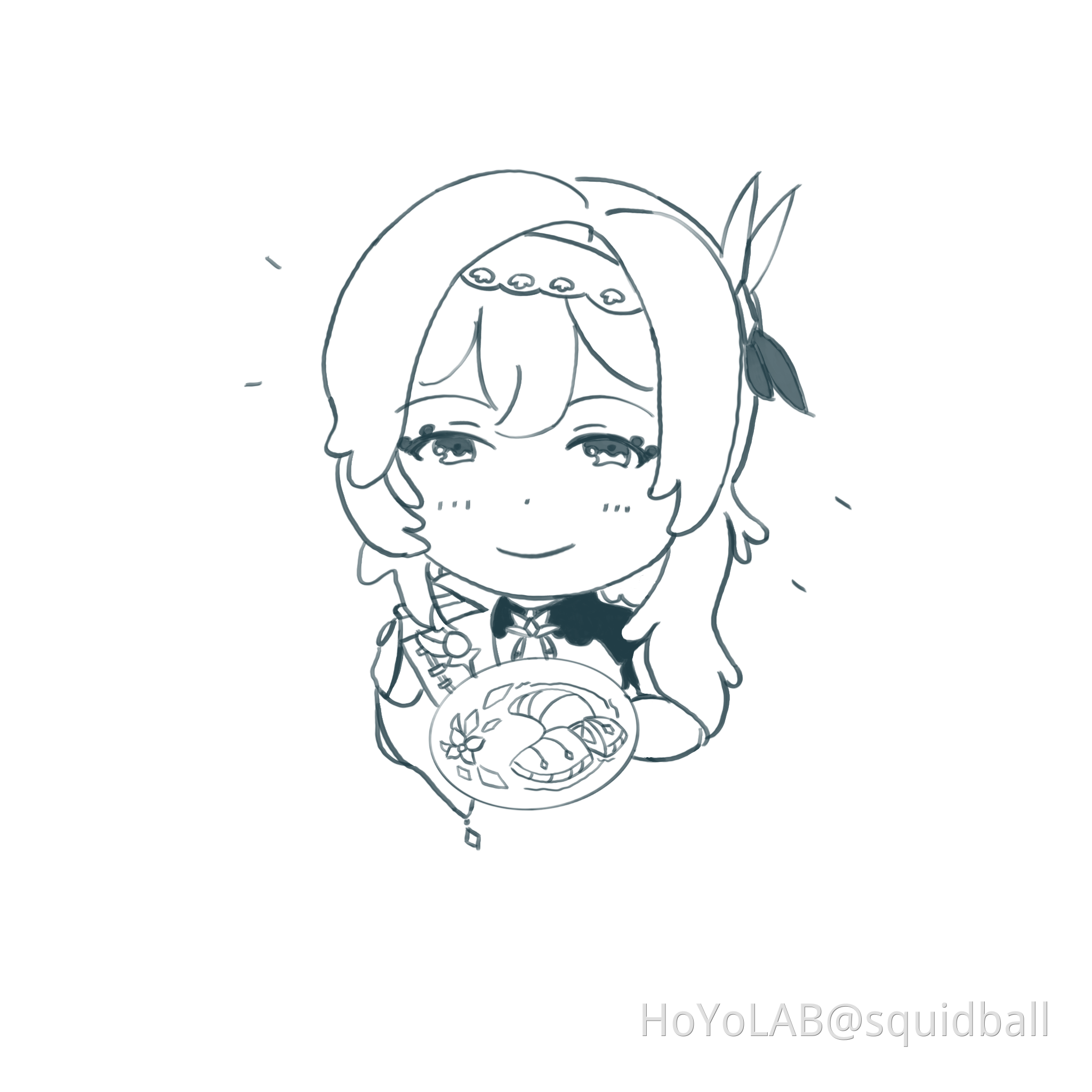 Eula and her Stormcrest pie (Eula sticker) | Genshin Impact | HoYoLAB