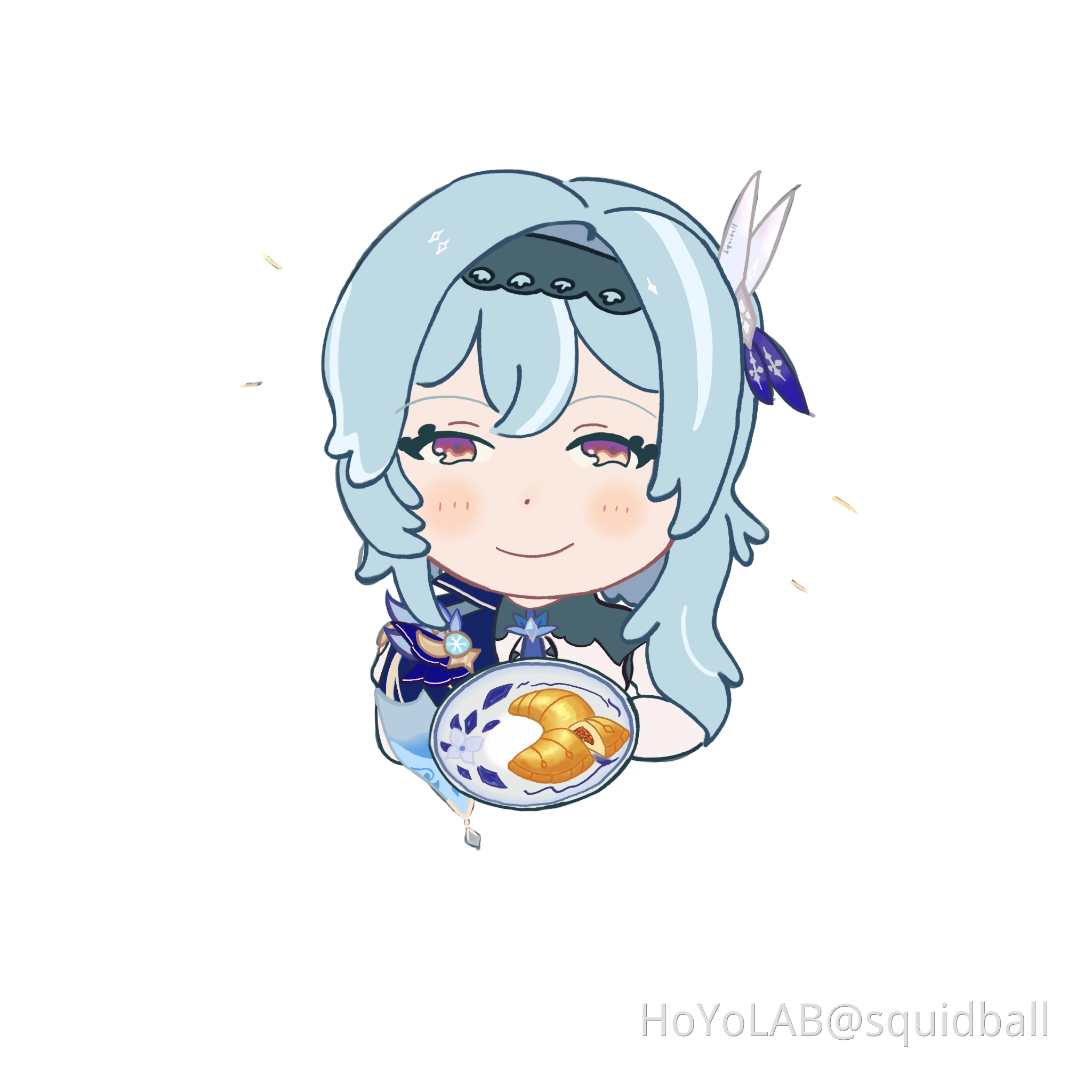 Eula and her Stormcrest pie (Eula sticker) | Genshin Impact | HoYoLAB