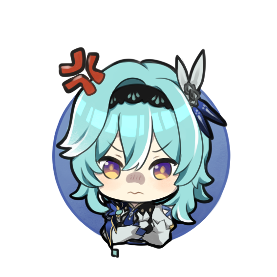 Eula Sticker Collection ~~~~ | Genshin Impact | HoYoLAB