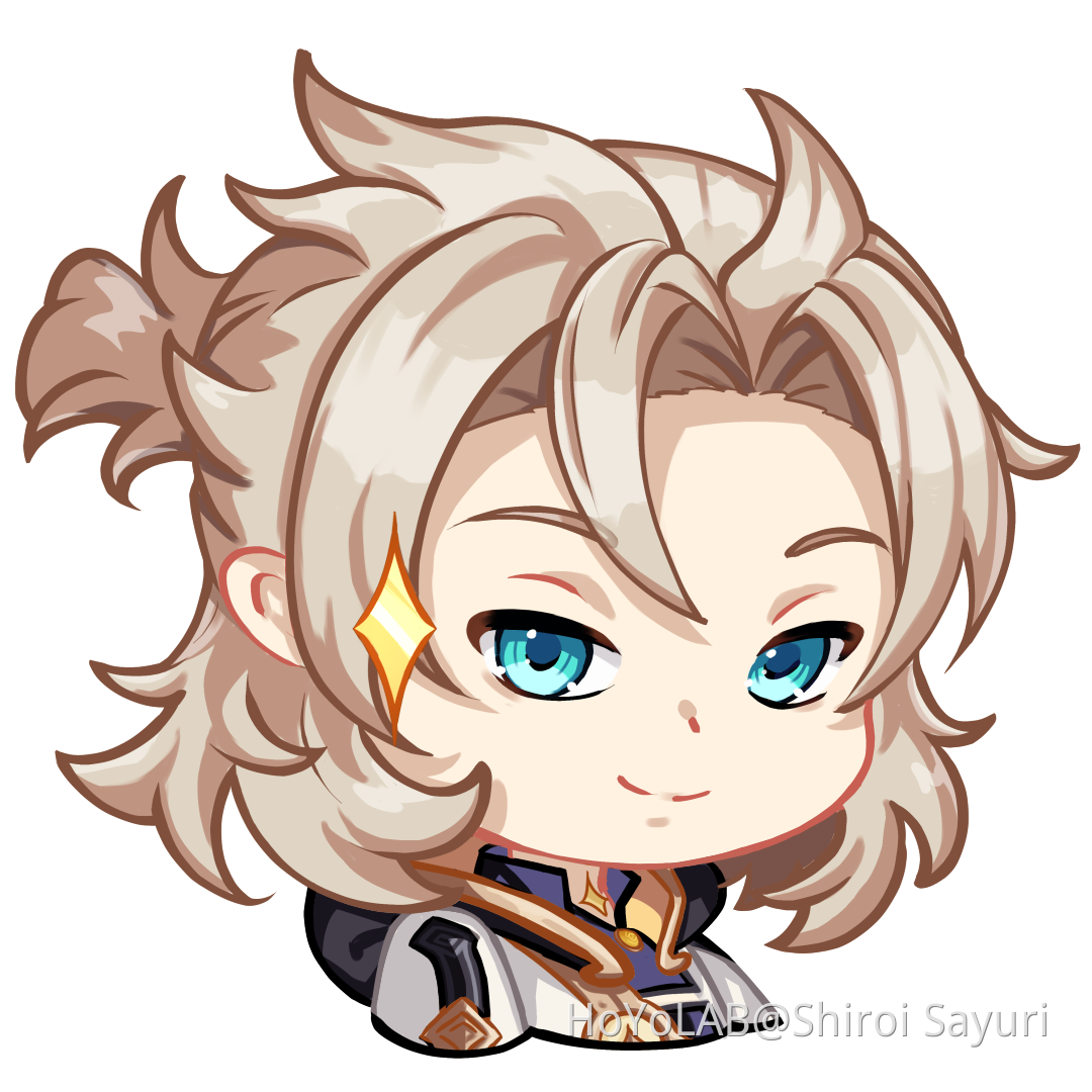 Albedo Smirk Emote Genshin Impact | HoYoLAB