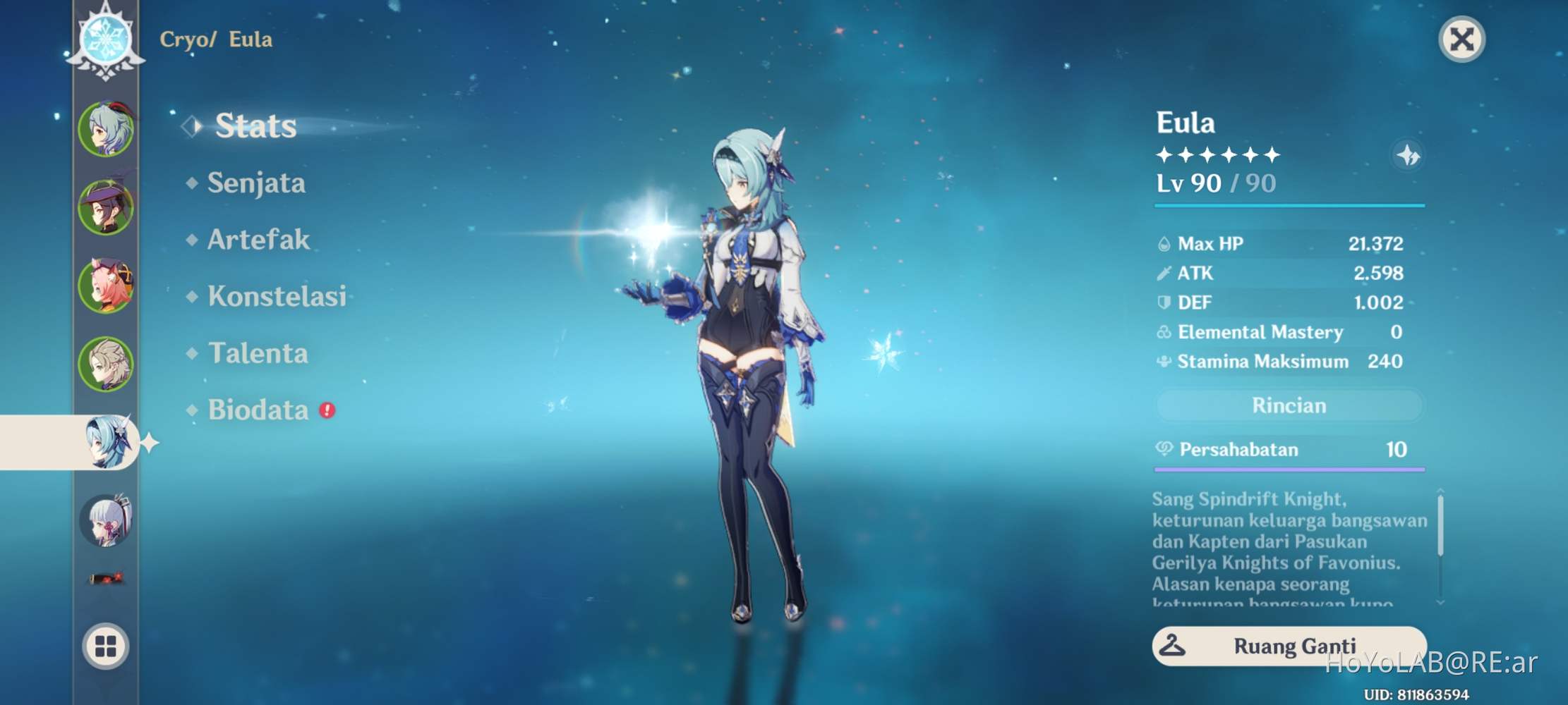 Eula tips Genshin Impact | HoYoLAB