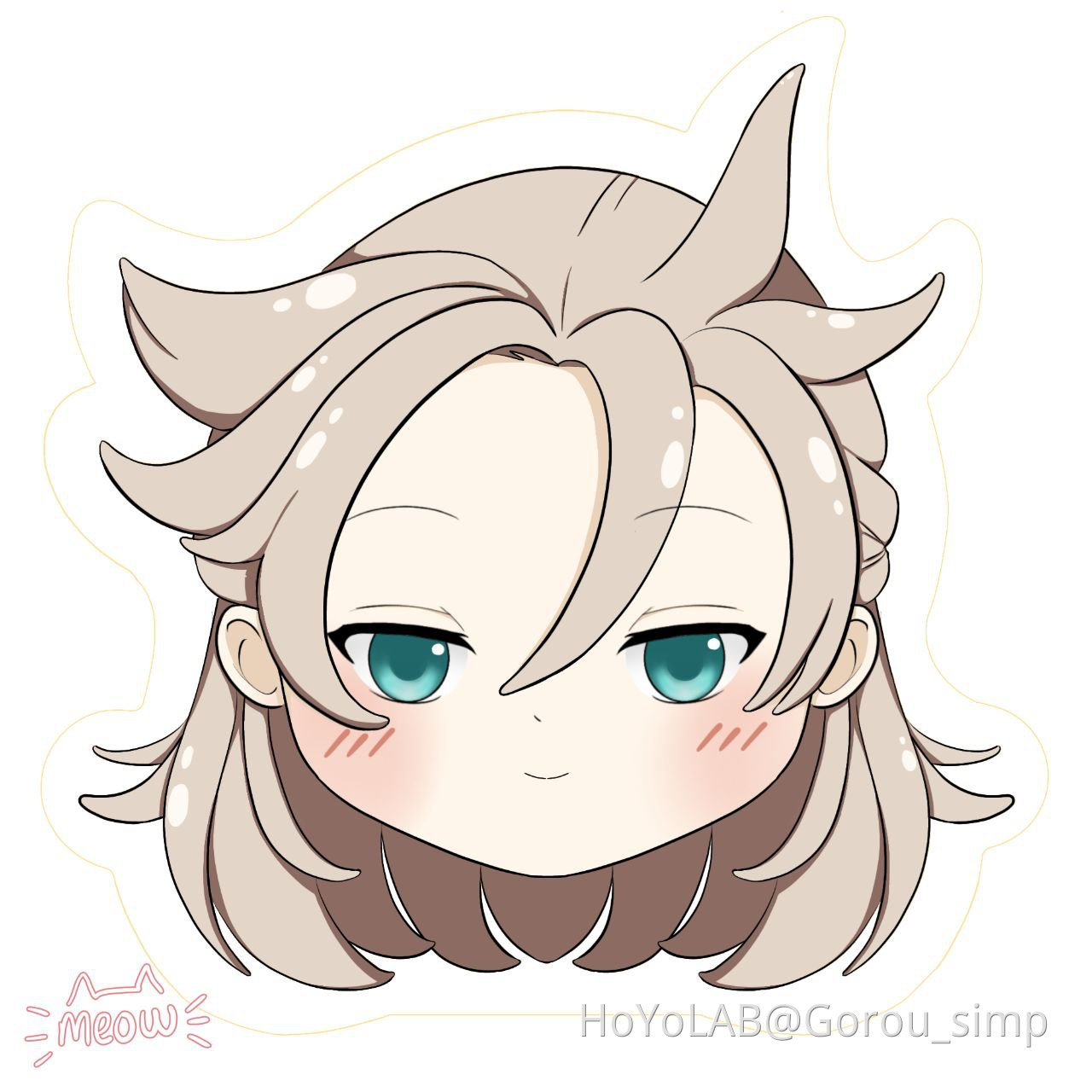 Albedo Sticker Contest! Genshin Impact | HoYoLAB