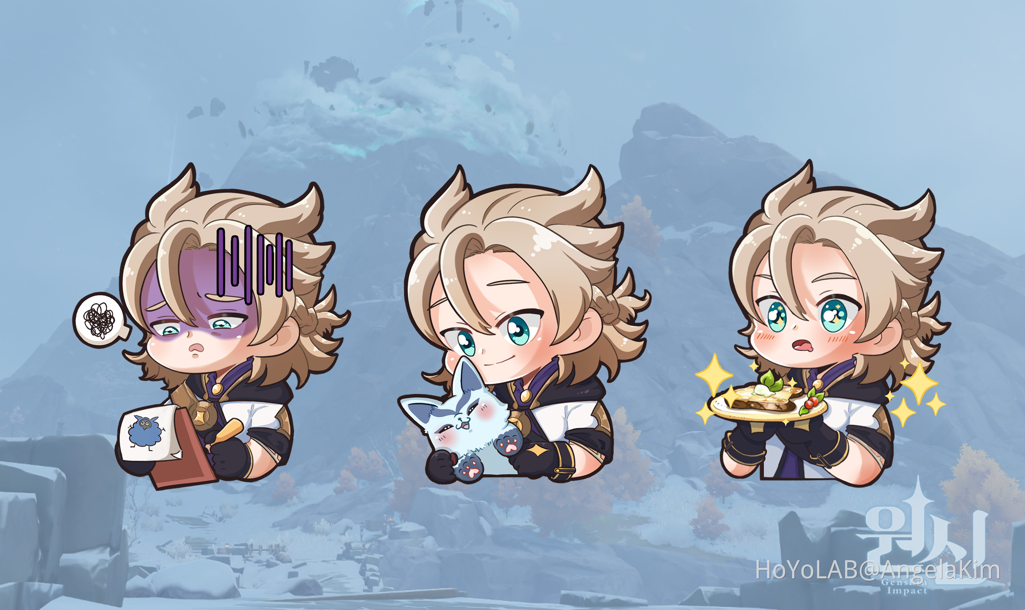 Albedo Sticker Contest Event Genshin Impact | HoYoLAB