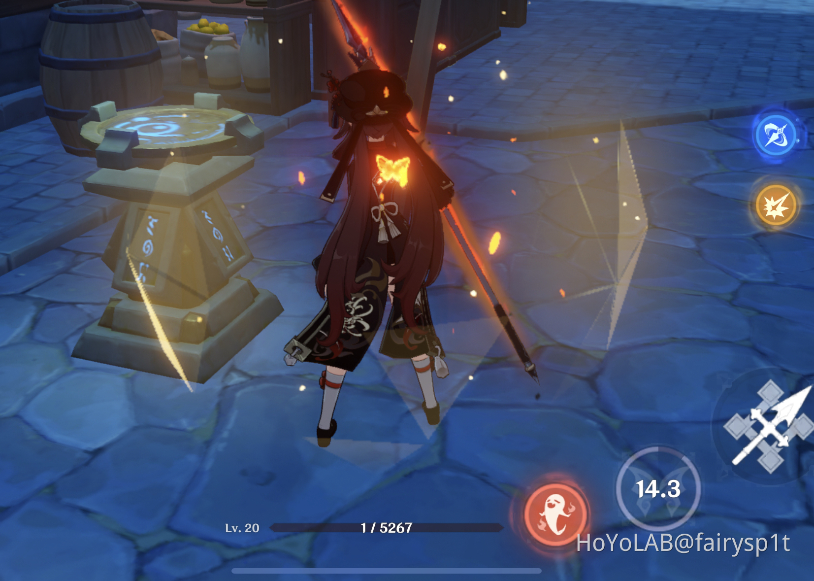 I finally reached 1 hp Hu Tao :D | Genshin Impact | HoYoLAB