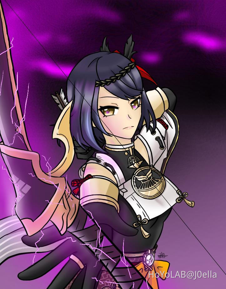 Kujou Sara Genshin Impact | HoYoLAB