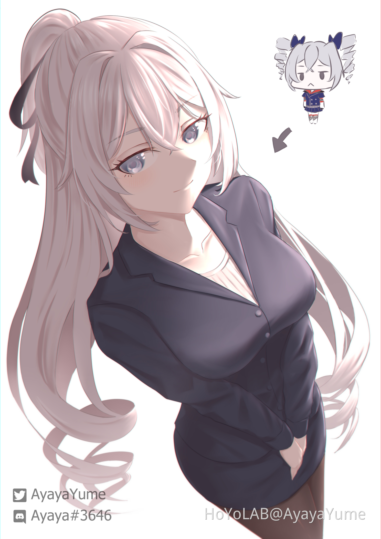 I drew the Bronya~! (｡･∀･)ﾉﾞ Honkai Impact 3rd | HoYoLAB