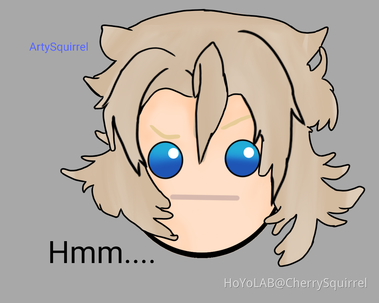 Albedo Emoji Sticker! Genshin Impact | HoYoLAB