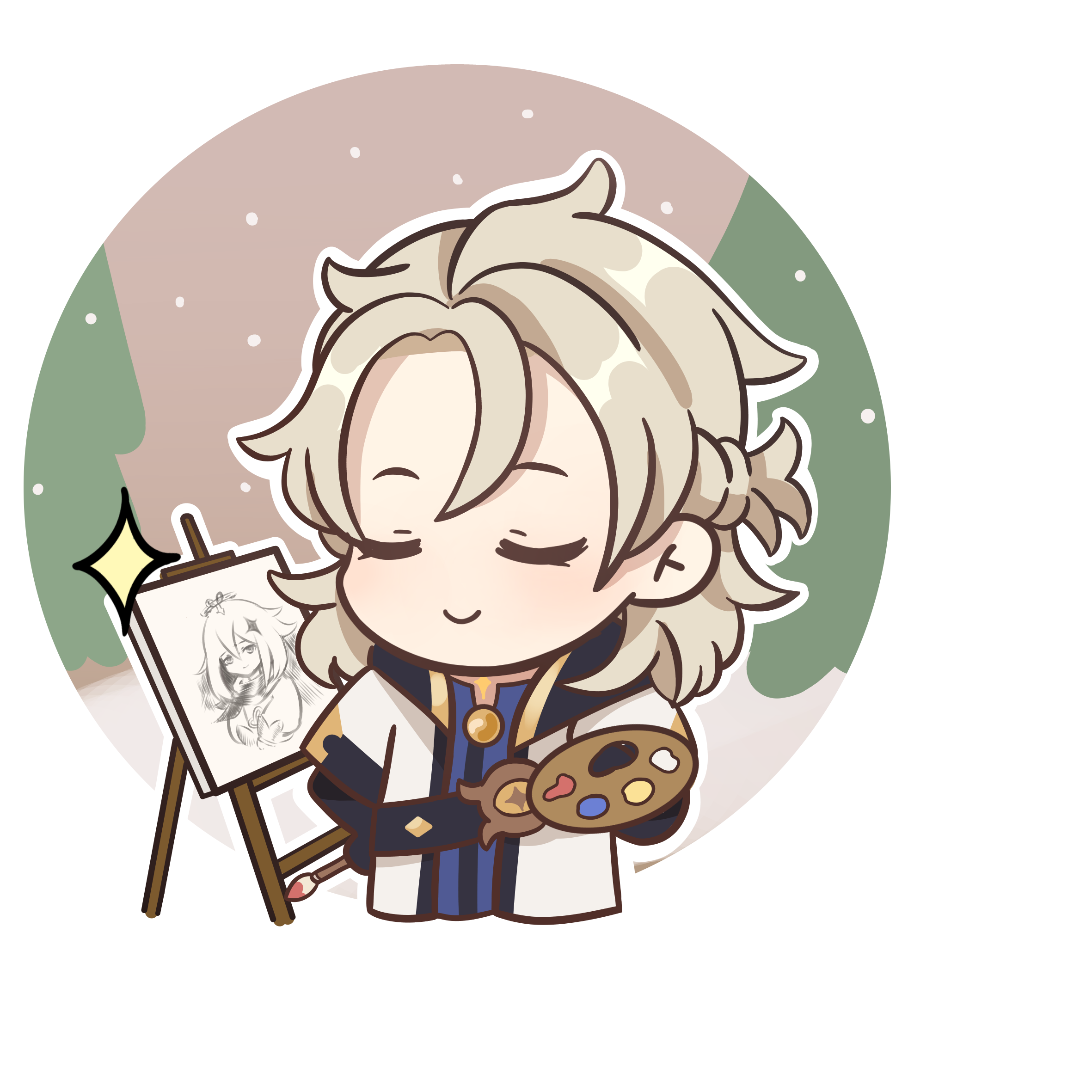 Drawing in dragonspine Genshin Impact | HoYoLAB