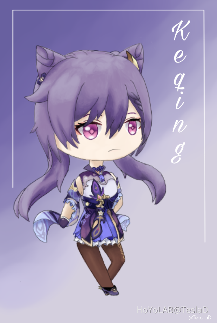 Chibi Keqing Genshin Impact | HoYoLAB