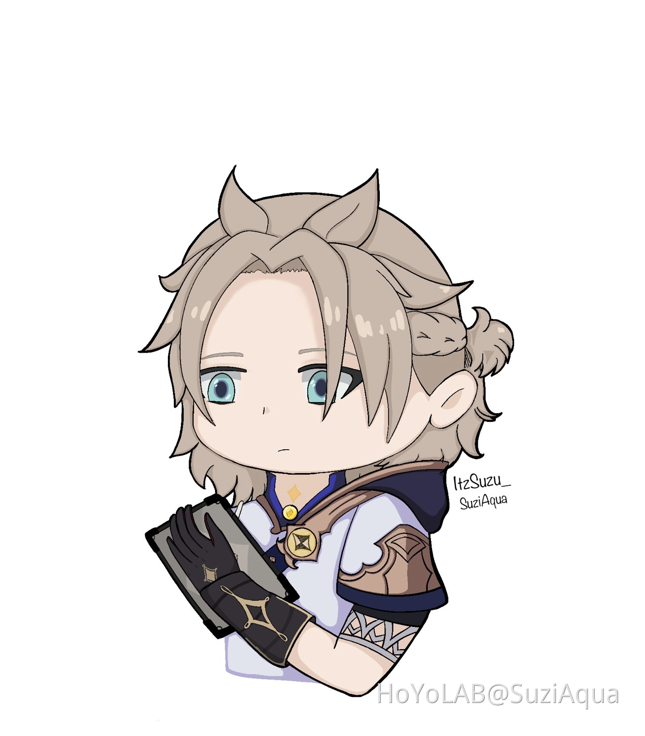 Albedo emoji: Drawing! Genshin Impact | HoYoLAB