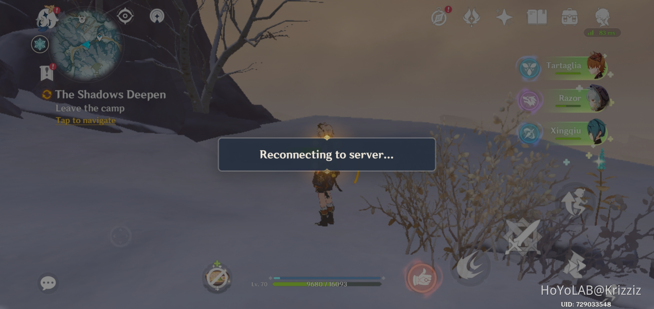 Albedo event bug, I can't leave a cutscene Genshin Impact | HoYoLAB