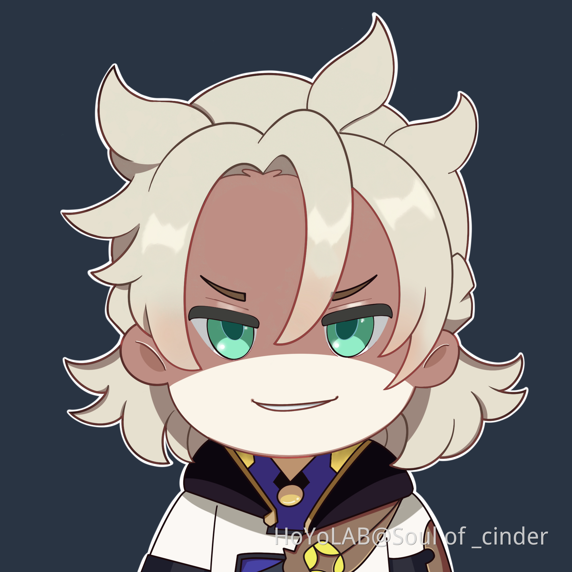 Albedo emote 5 Genshin Impact | HoYoLAB