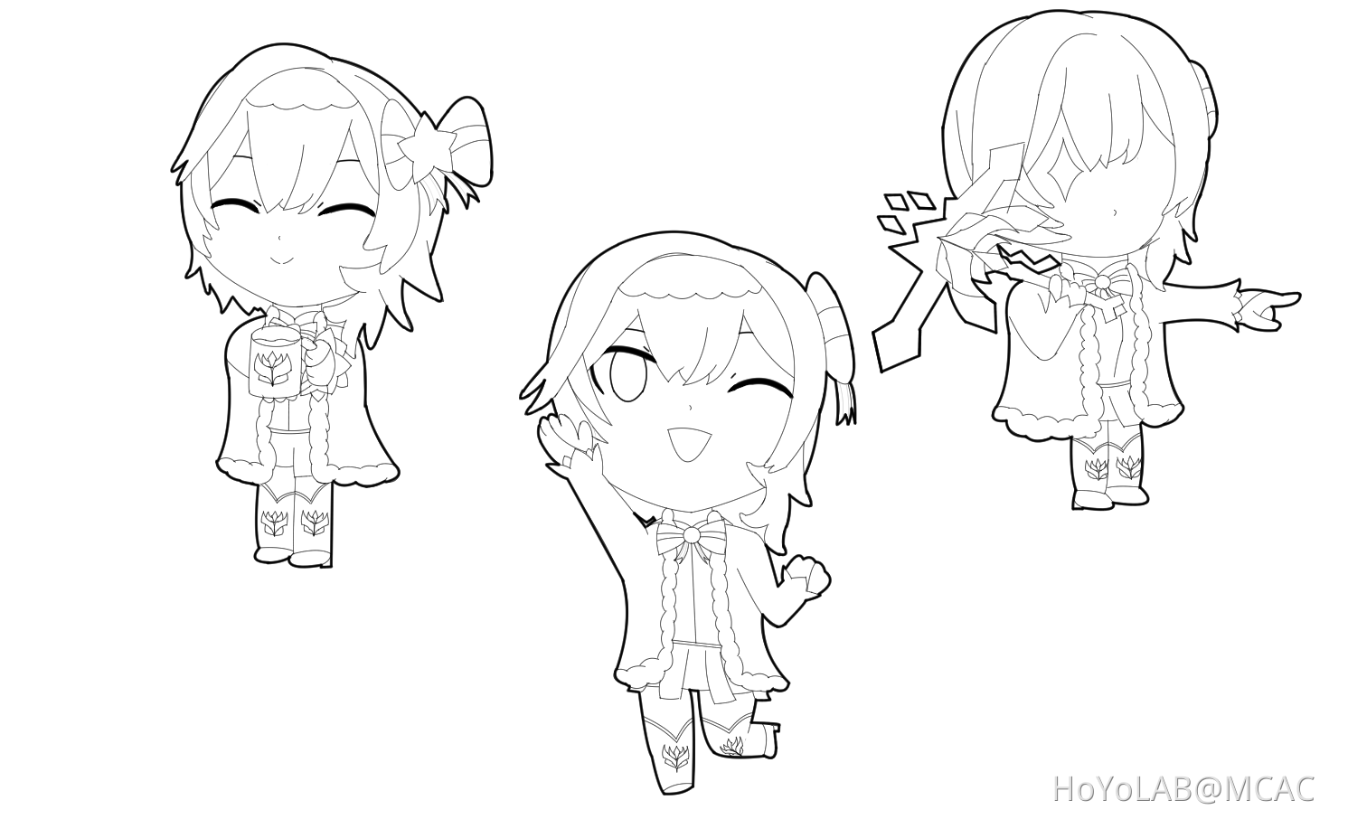 Eula Stickers Christmas | Genshin Impact | HoYoLAB