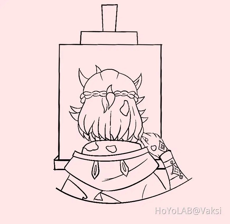 Albedo emoji: painting! Genshin Impact | HoYoLAB