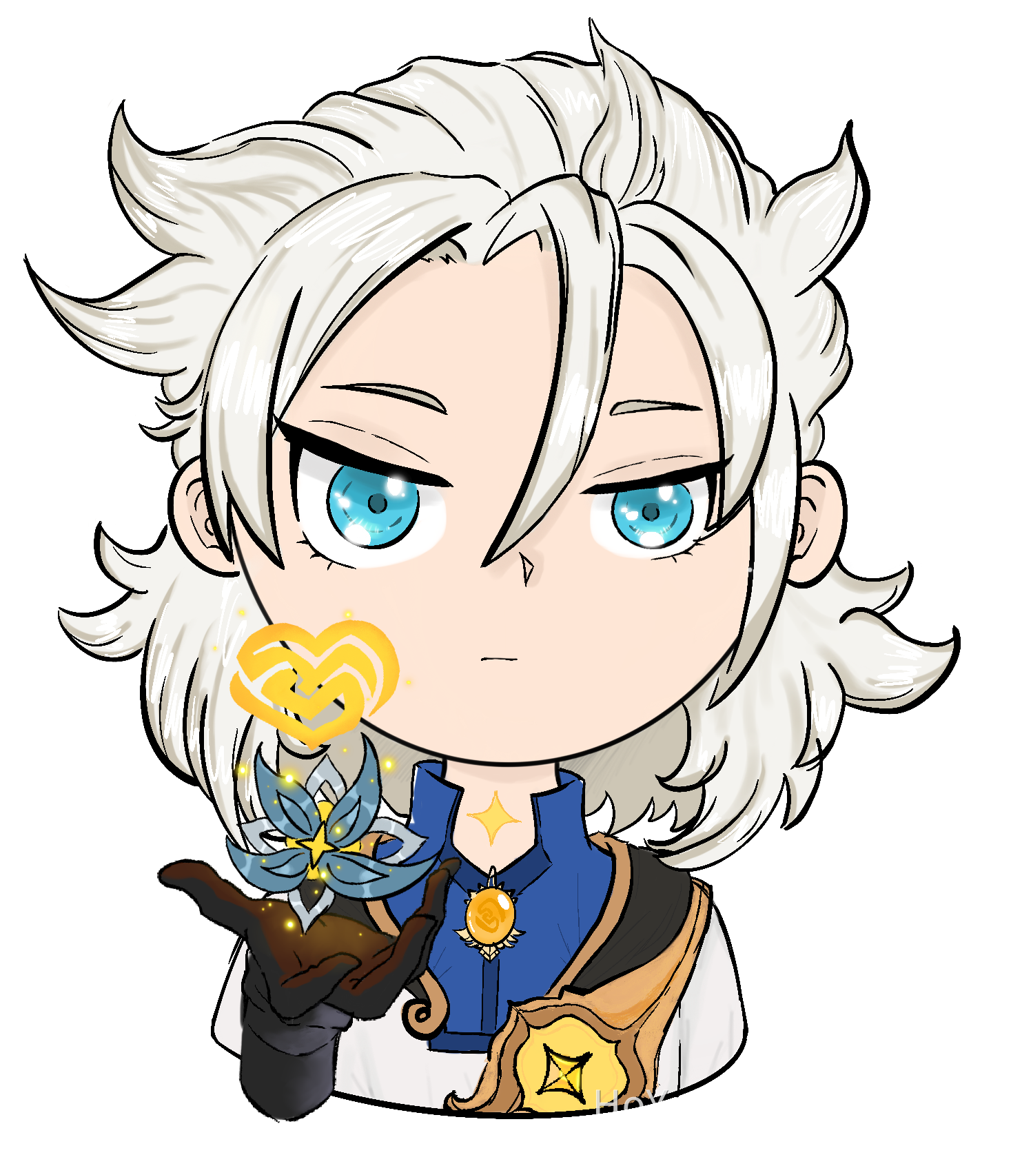 Albedo copétition emote love Genshin Impact | HoYoLAB