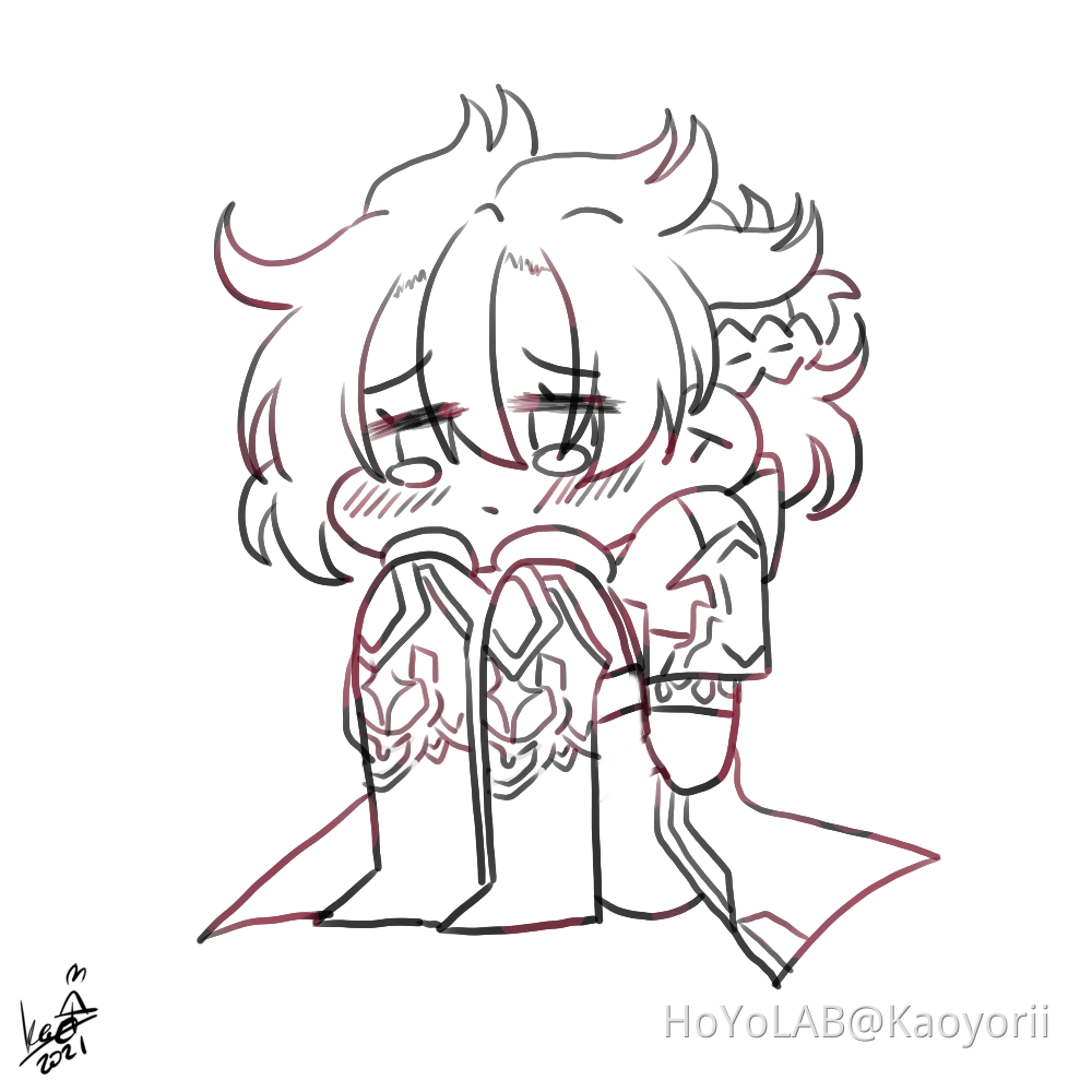 sad albedo - miHoYo Player Community