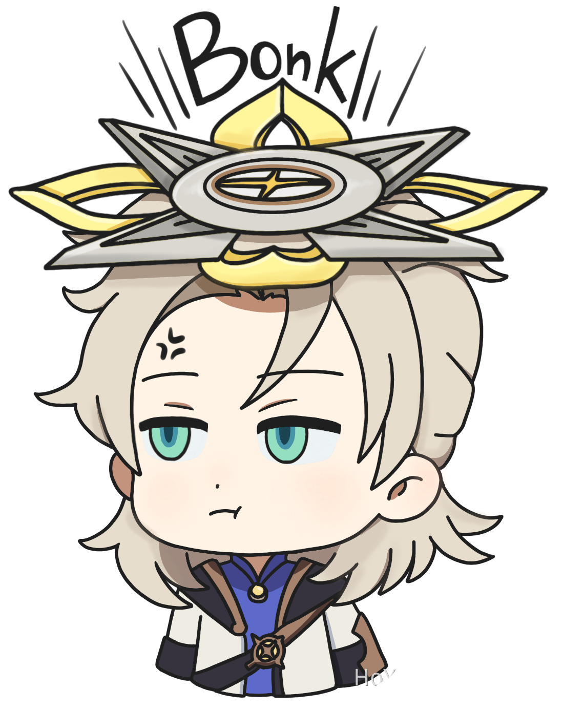 BONK Albedo sticker Genshin Impact | HoYoLAB