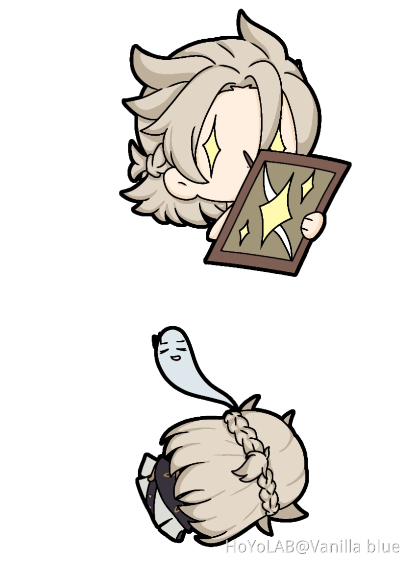 emoji albedo Genshin Impact | HoYoLAB