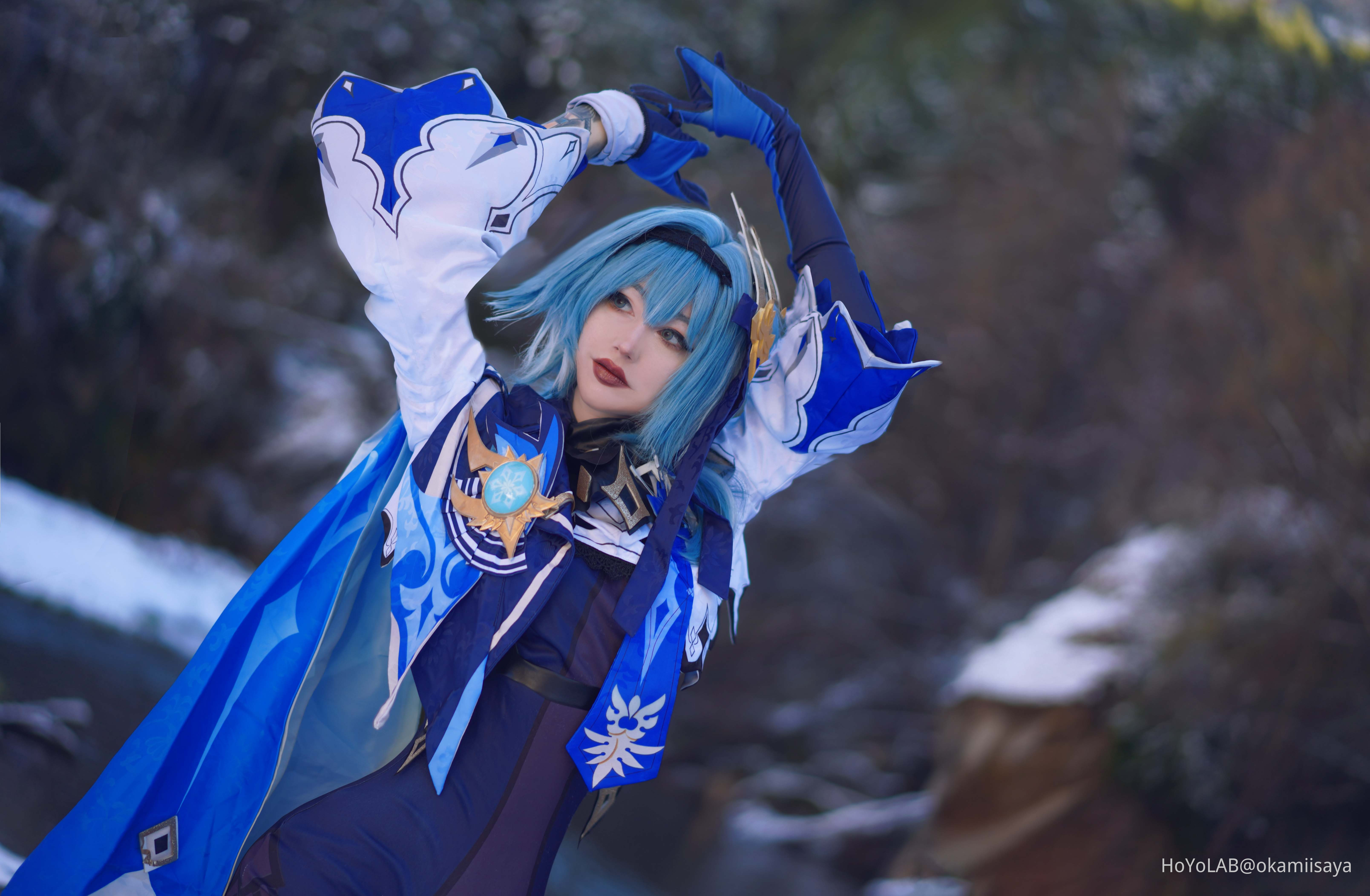 My Eula cosplay ️in Dragonspine Genshin Impact | HoYoLAB