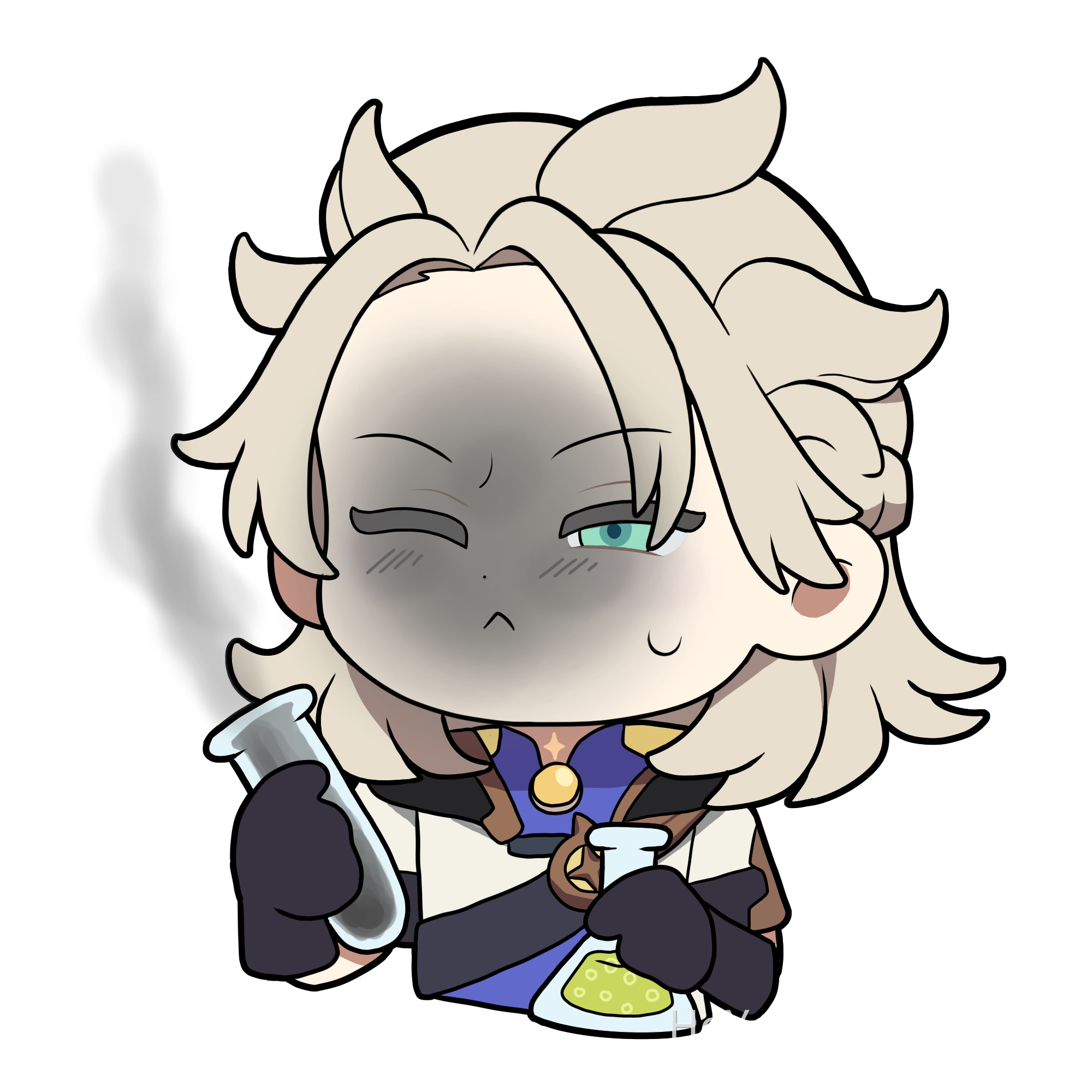 Albedo Sticker Submission Genshin Impact | HoYoLAB