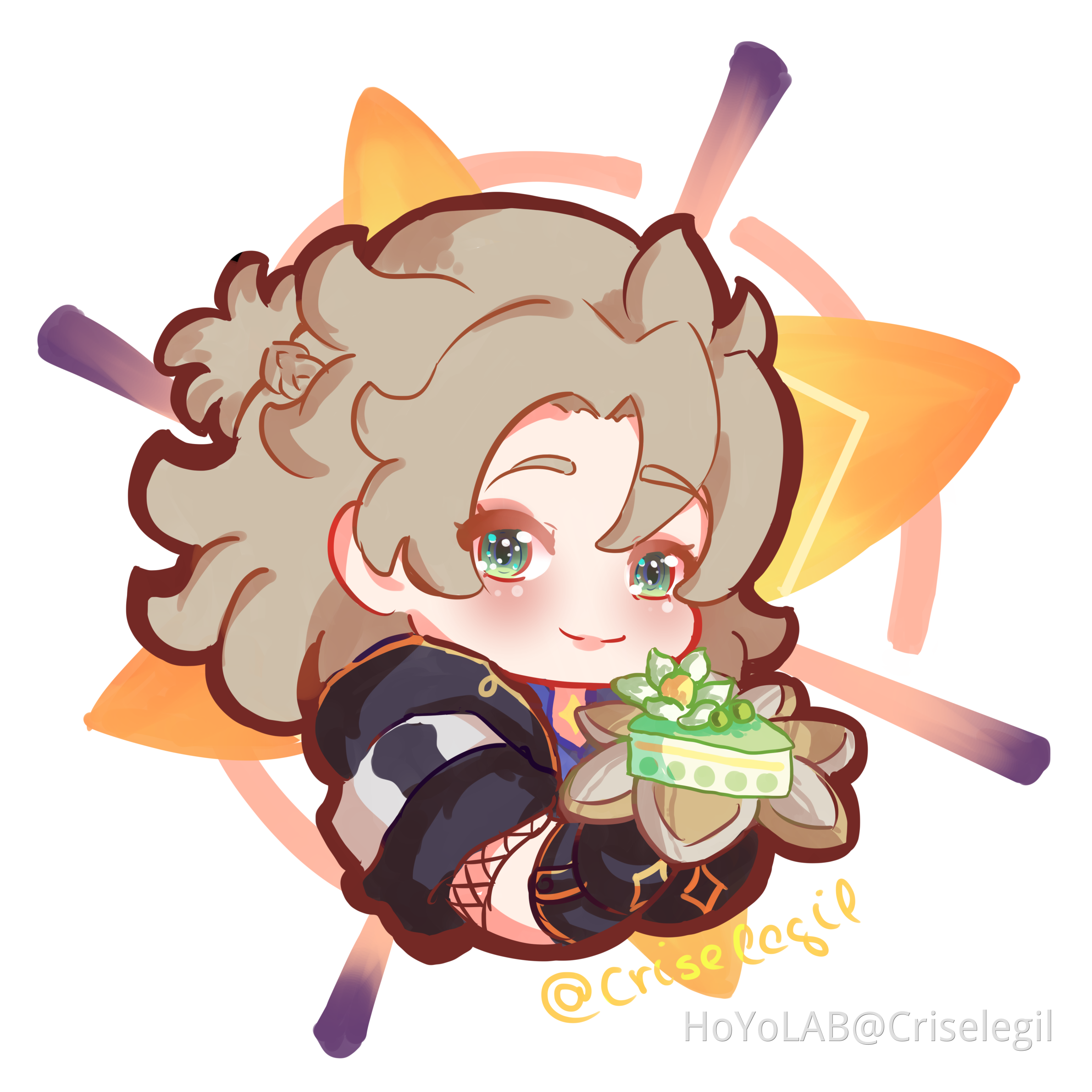 Albedo Sticker Genshin Impact | HoYoLAB