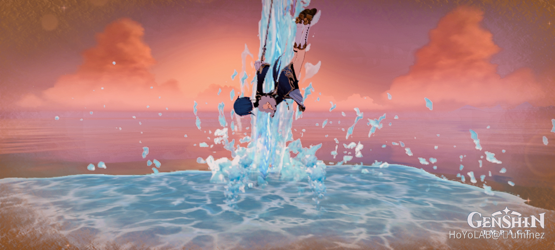 Xingqiu Water Splash 💦 Genshin Impact | HoYoLAB