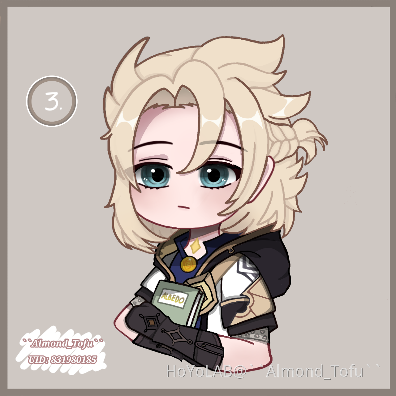 Event kontes emoji "Kreideprinz" Albedo Genshin Impact | HoYoLAB