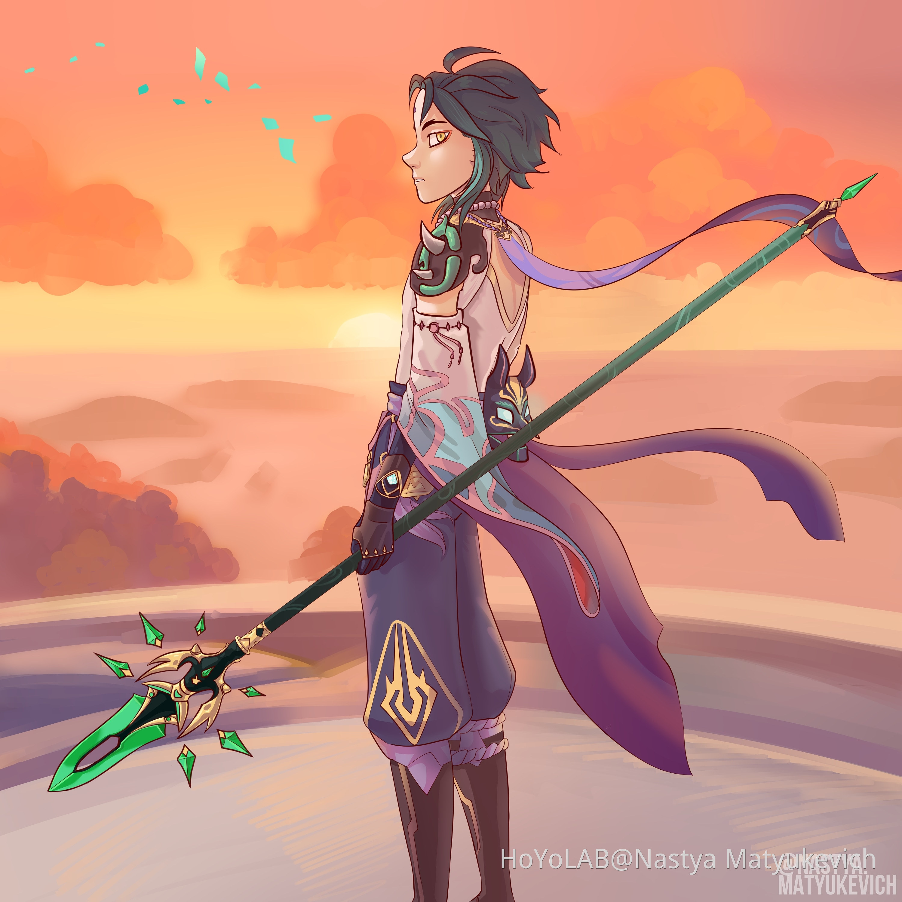 Old Xiao fanart Genshin Impact | HoYoLAB